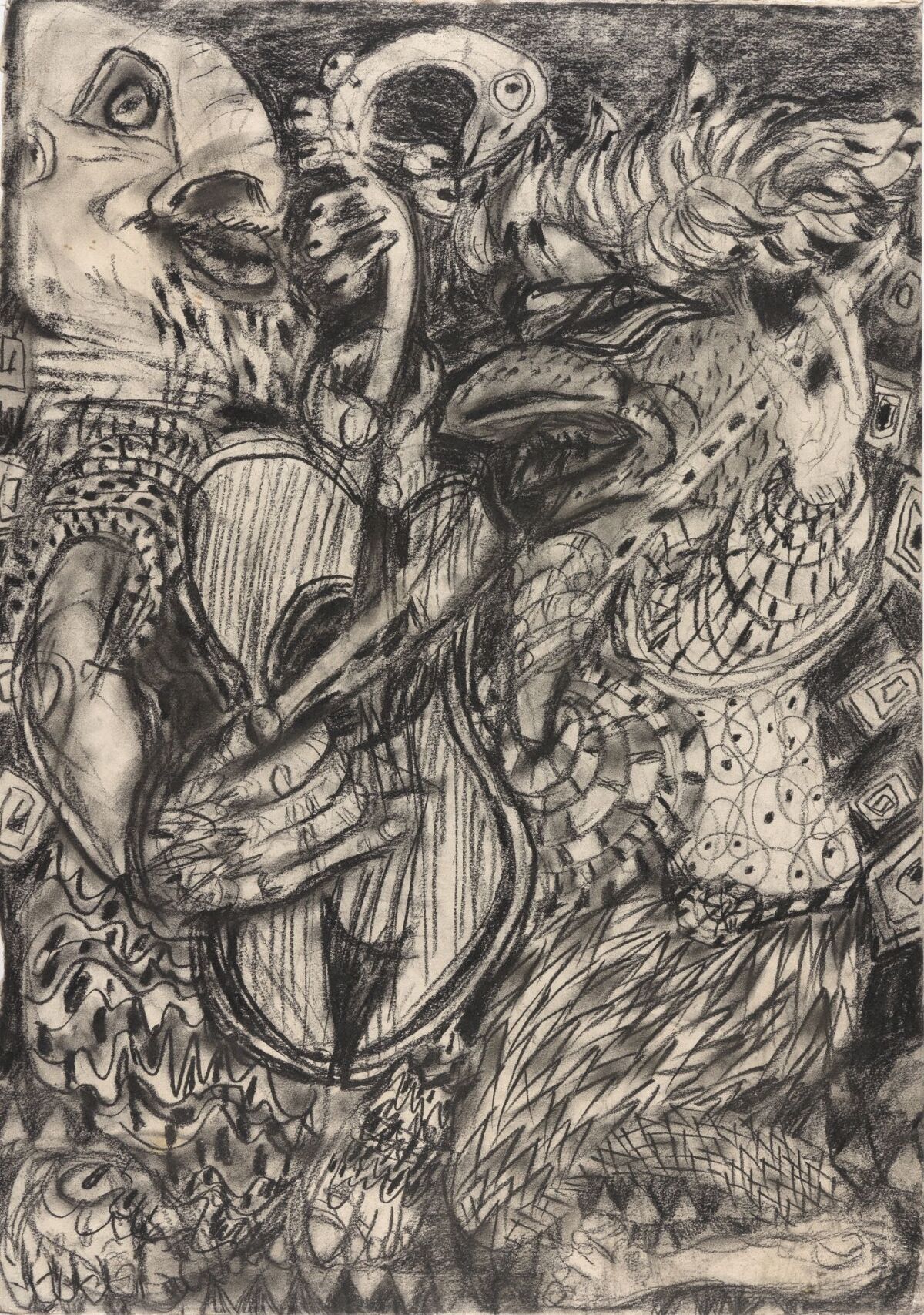 Rolf Nesch, Cellospiller – Nasjonalmuseet – Samlingen