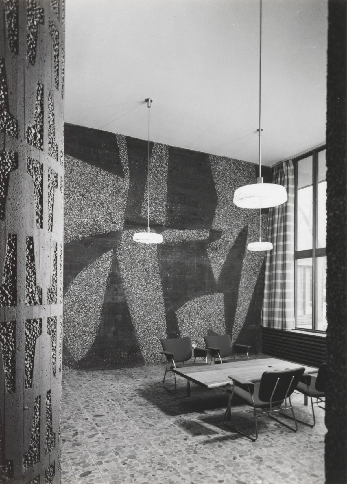 Karl Teigen, Erling Viksjø, Regjeringsbygningen, fra vestibylen ...