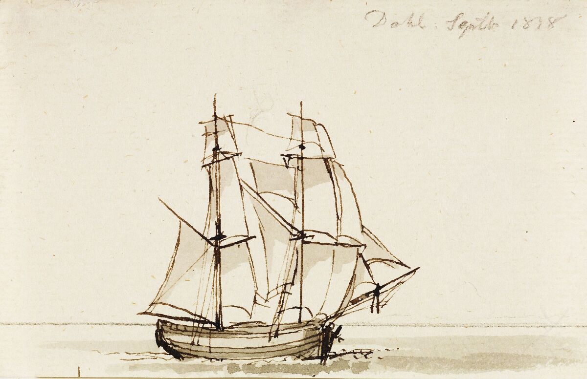 Johan Christian Dahl, Skonnert – Nasjonalmuseet – Samlingen