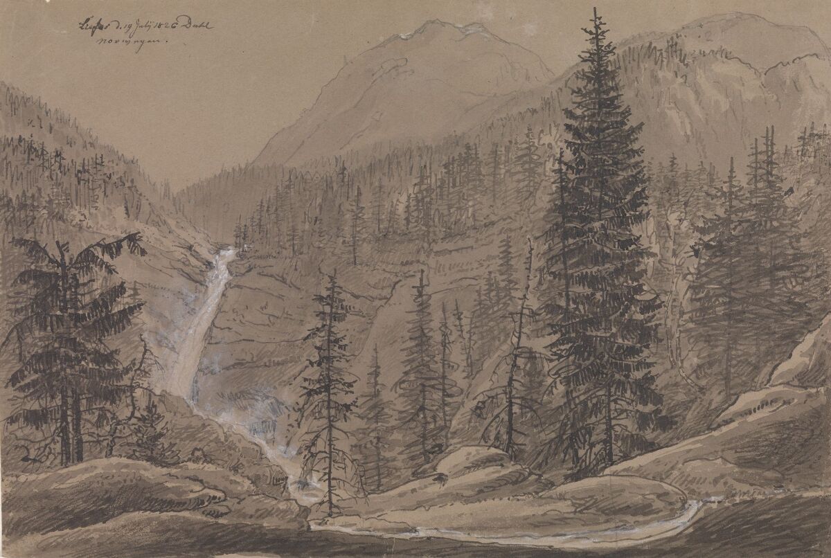 Johan Christian Dahl, Lifoss – Nasjonalmuseet – Samlingen