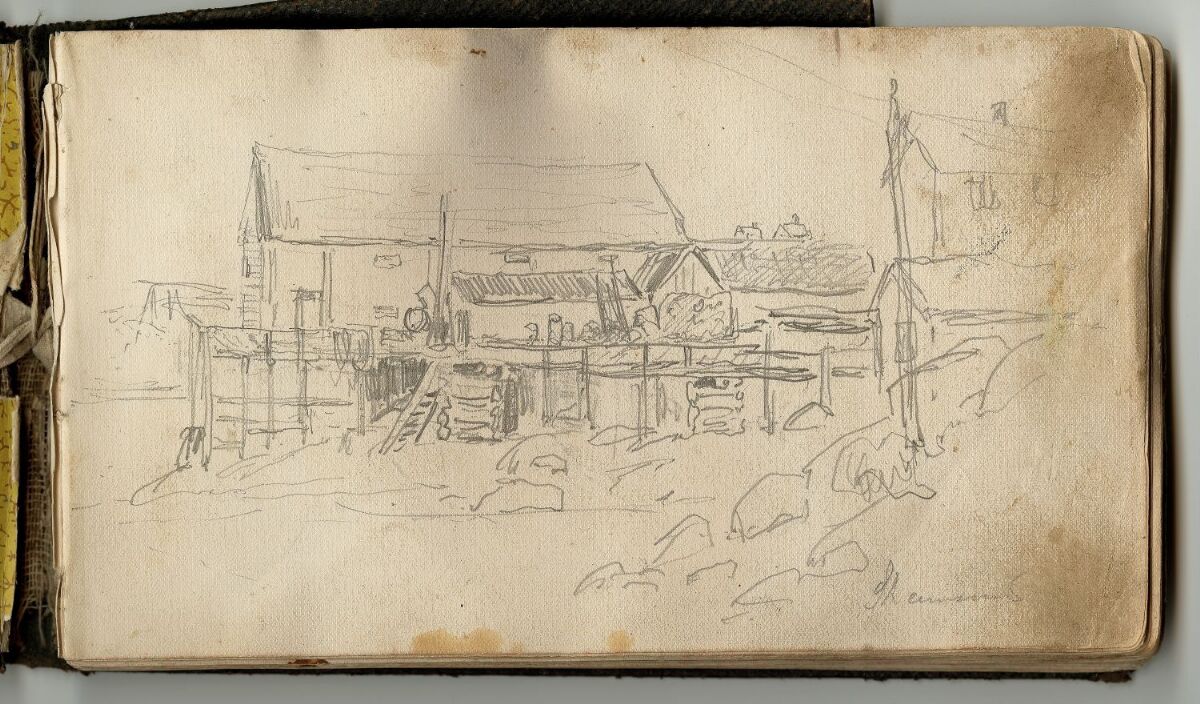 Gunnar Berg, View of Stamsund – Nasjonalmuseet – Collection