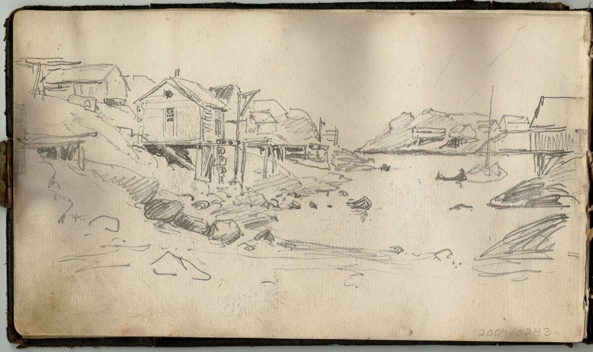 Gunnar Berg, Buyøa ved Stamsund – Nasjonalmuseet – Samlingen