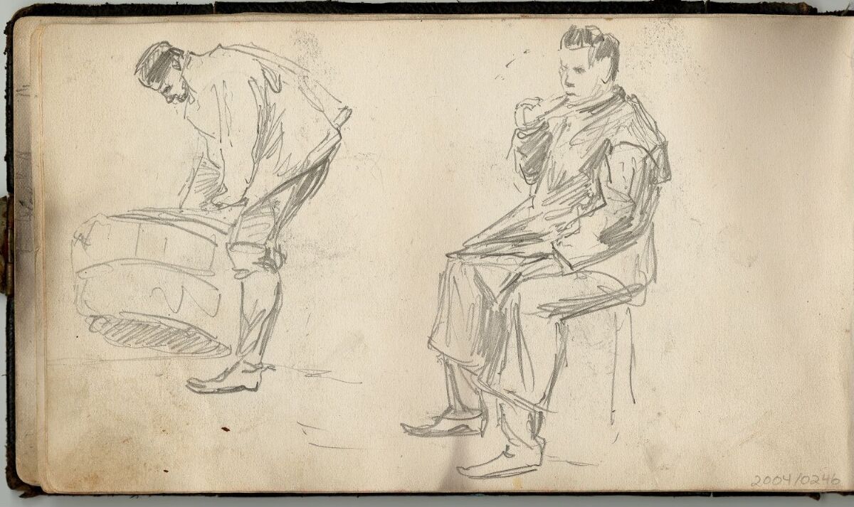 Gunnar Berg, Figurstudier – Nasjonalmuseet – Samlingen