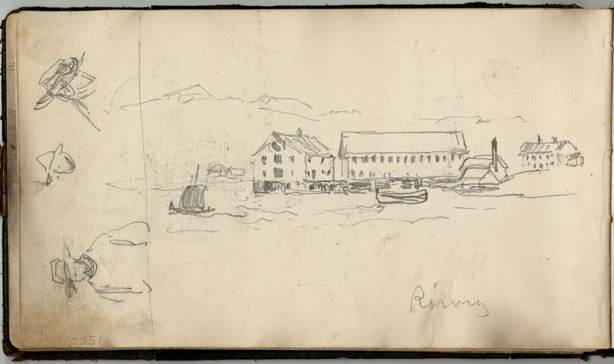 Gunnar Berg, Hvalfangstskute – Nasjonalmuseet – Samlingen
