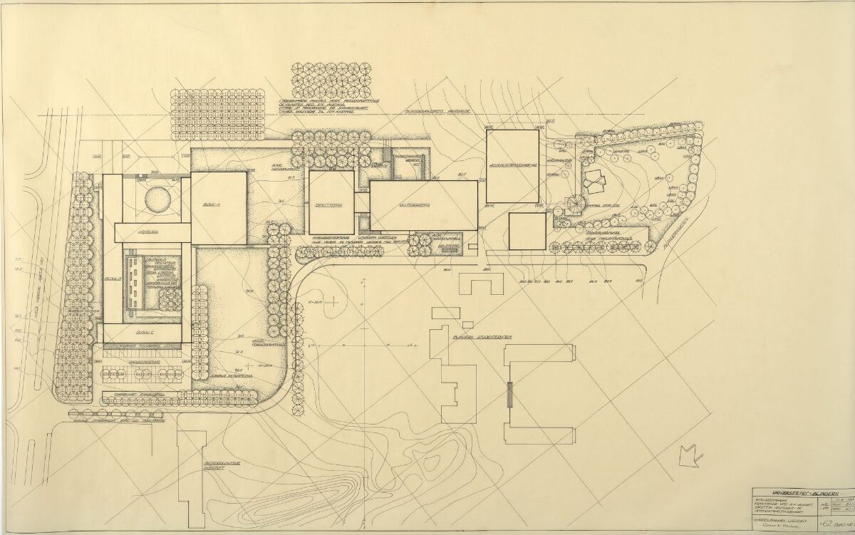 Sverre K. Steine, Landskapsplan for Øvre Blindern – Nasjonalmuseet ...