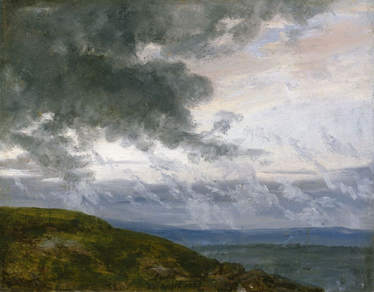 Johan Christian Dahl, Drivende skyer – Nasjonalmuseet – Samlingen