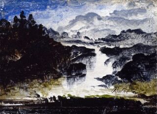Peder Balke, Stetind med bjørk – Nasjonalmuseet – Collection