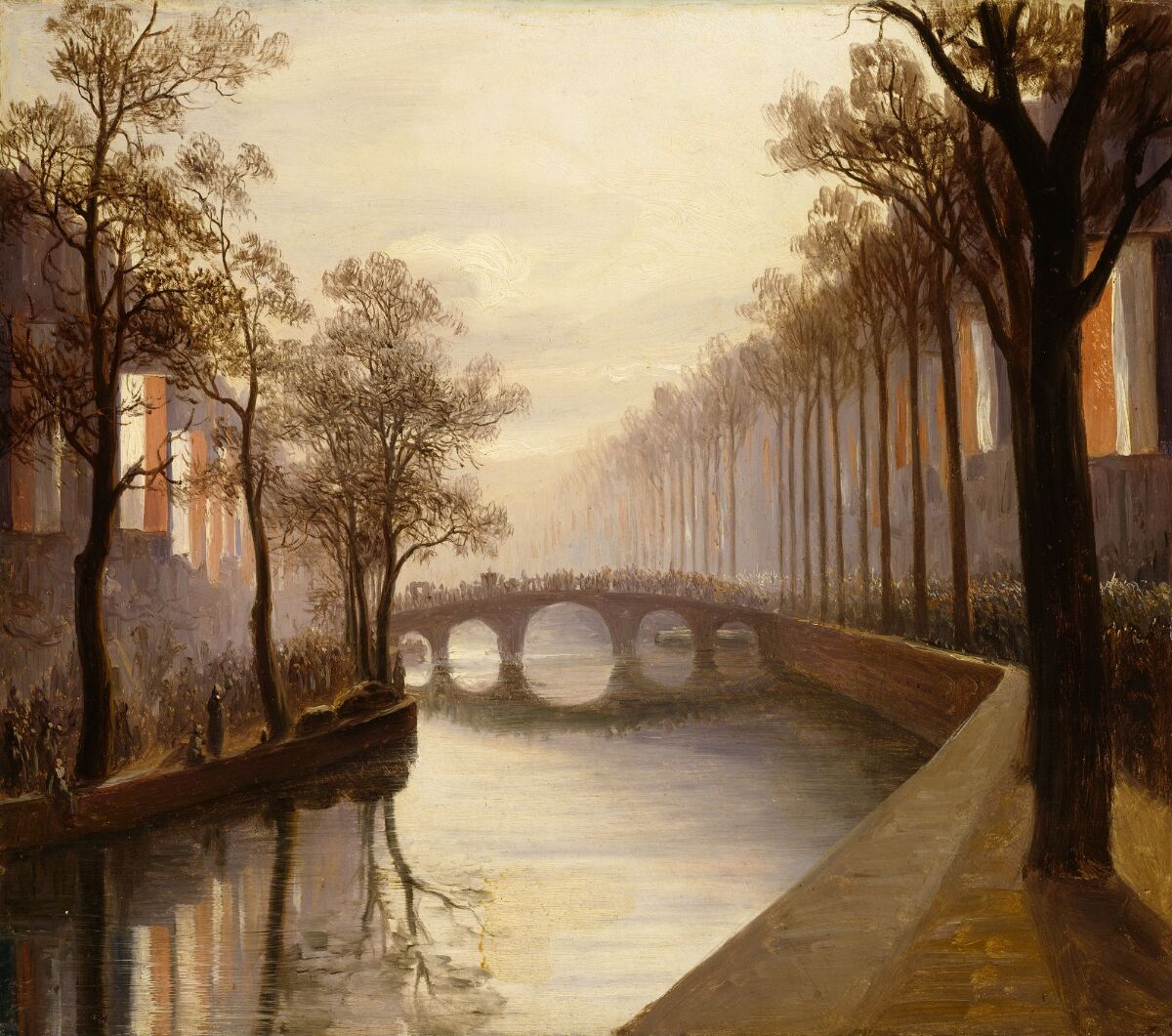 Thomas Fearnley, King William II's ceremonial Processsion into ...