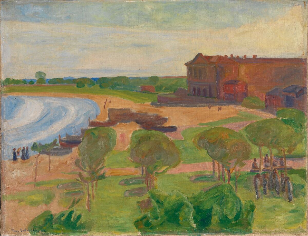 Thorvald Erichsen, Stranden ved Terracina – Nasjonalmuseet – Samlingen
