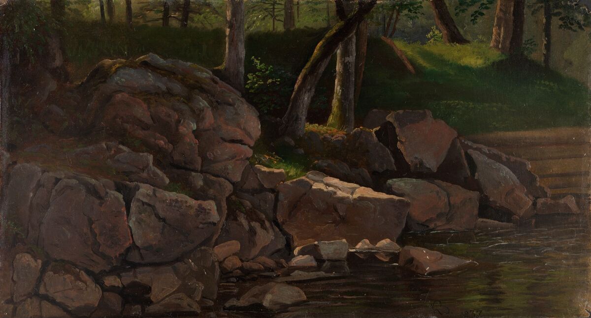 Knud Baade, Study of Rocks – Nasjonalmuseet – Collection