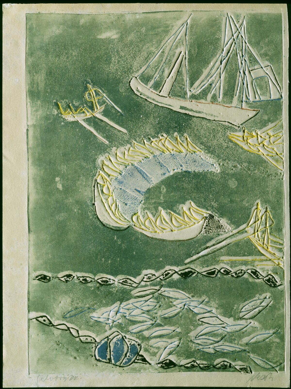 Rolf Nesch, Sildefiske – Nasjonalmuseet – Samlingen