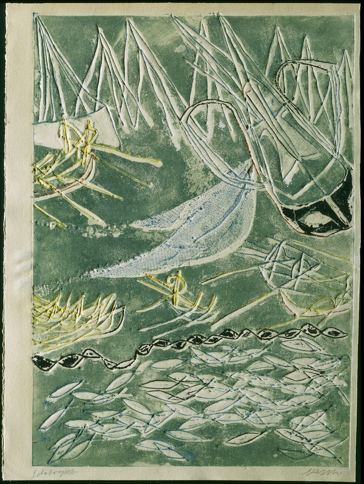 Rolf Nesch, Sildefiske – Nasjonalmuseet – Samlingen