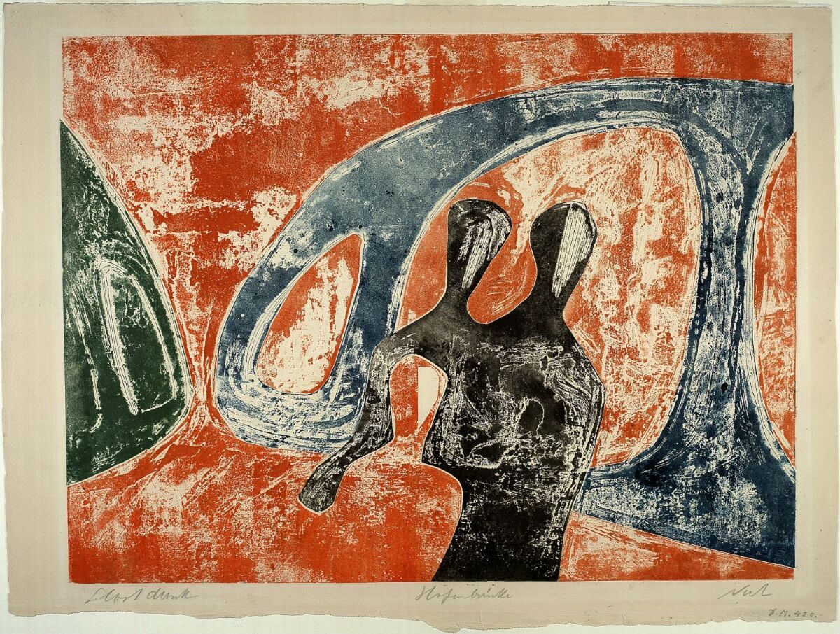 Rolf Nesch, Havnebro – Nasjonalmuseet – Samlingen