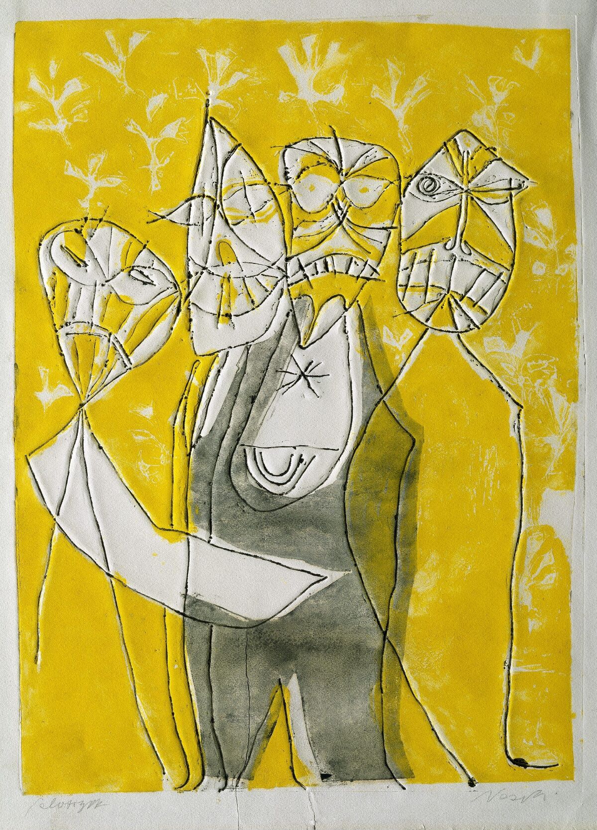 Rolf Nesch, Spissborgere – Nasjonalmuseet – Samlingen