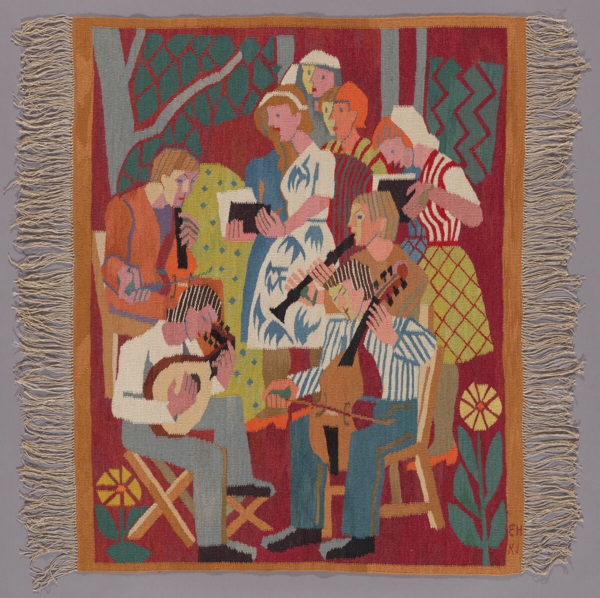 Else Halling, Musiserende gruppe – Nasjonalmuseet – Collection