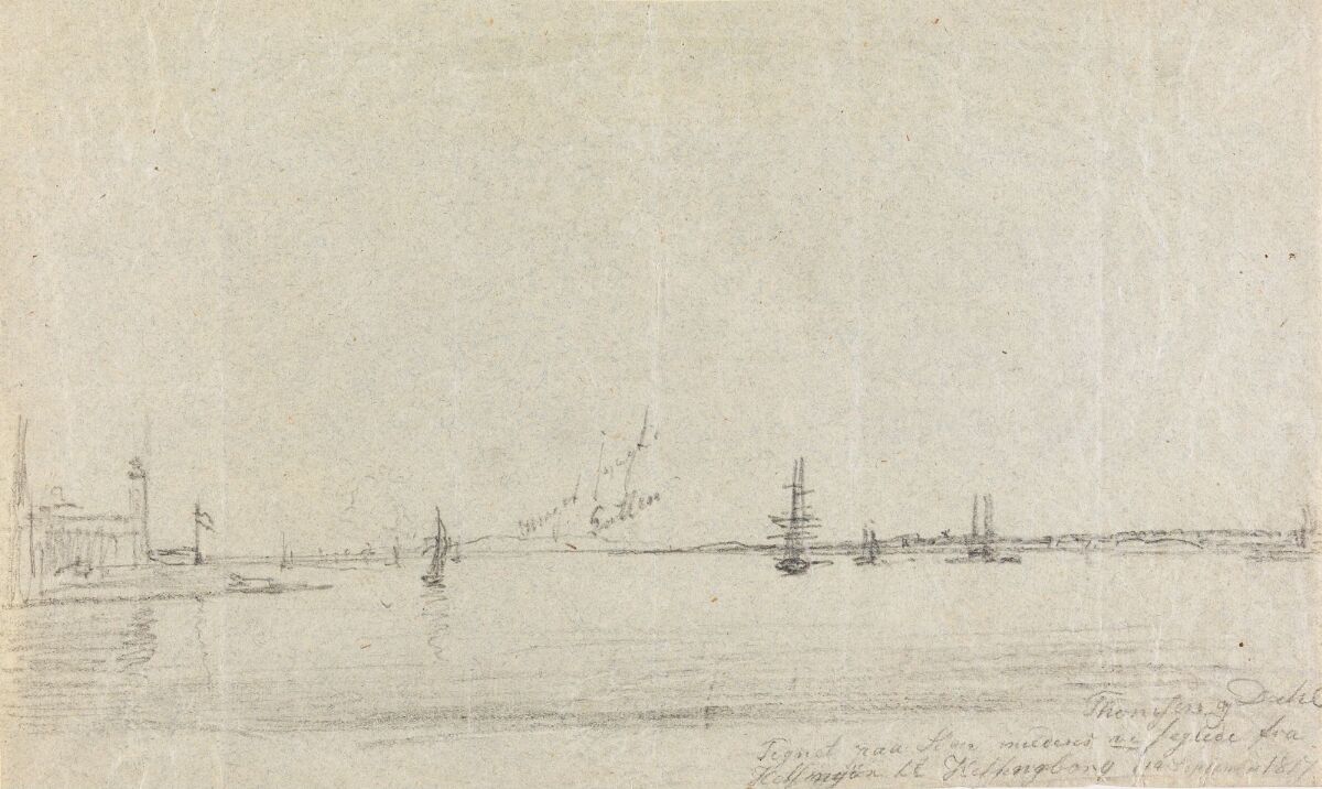 Johan Christian Dahl, Fra Øresund – Nasjonalmuseet – Samlingen