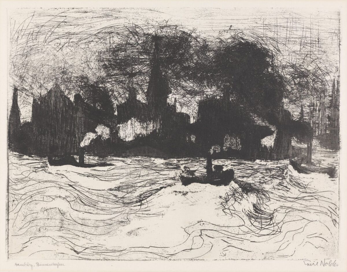 Emil Nolde, Hamburg. Binnenhafen – Nasjonalmuseet – Collection