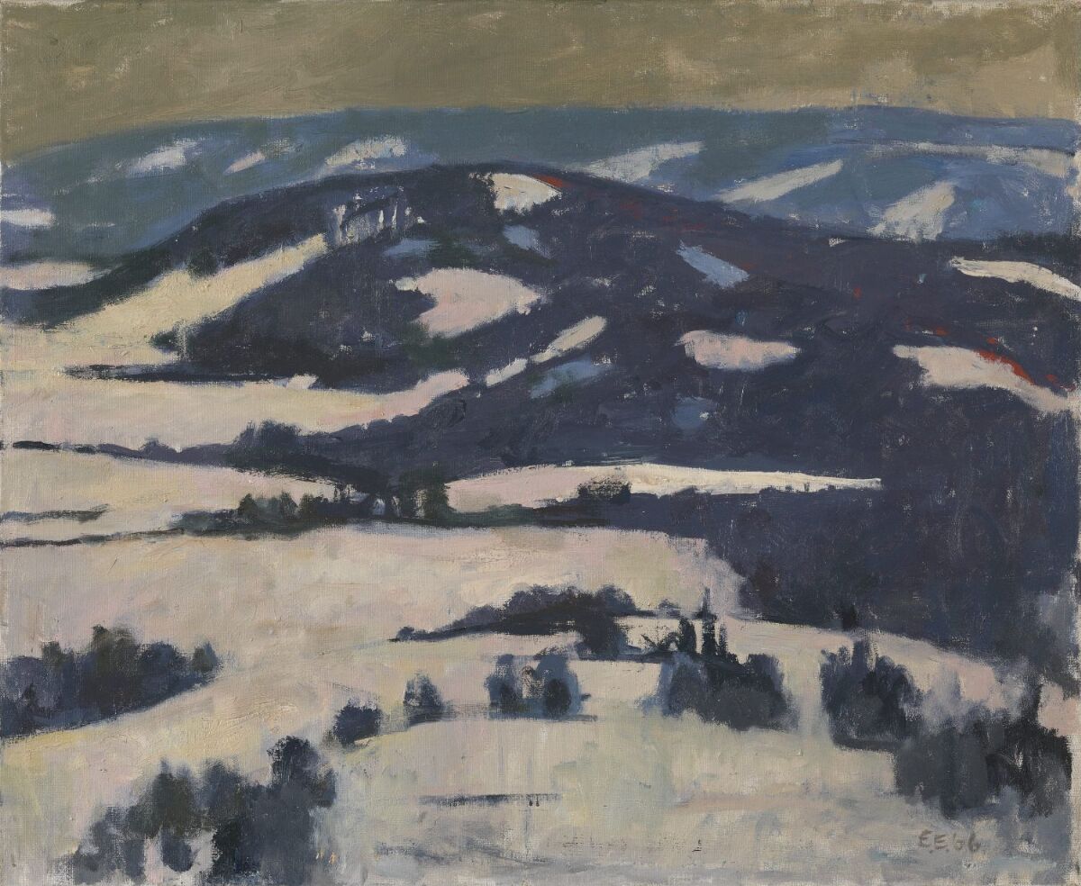 Erling Enger, Blå vinter – Nasjonalmuseet – Samlingen