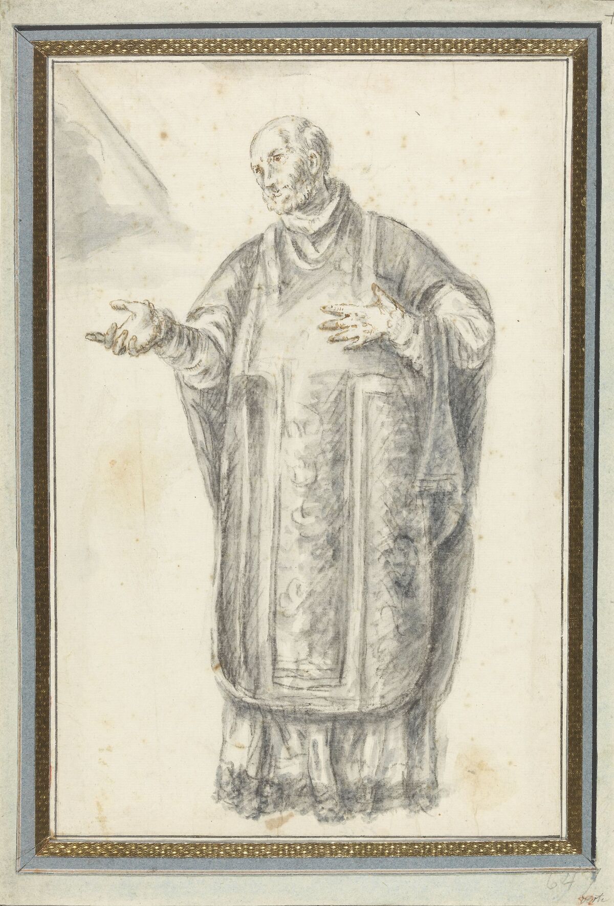 Ukjent kunstner, En prest – Nasjonalmuseet – Samlingen