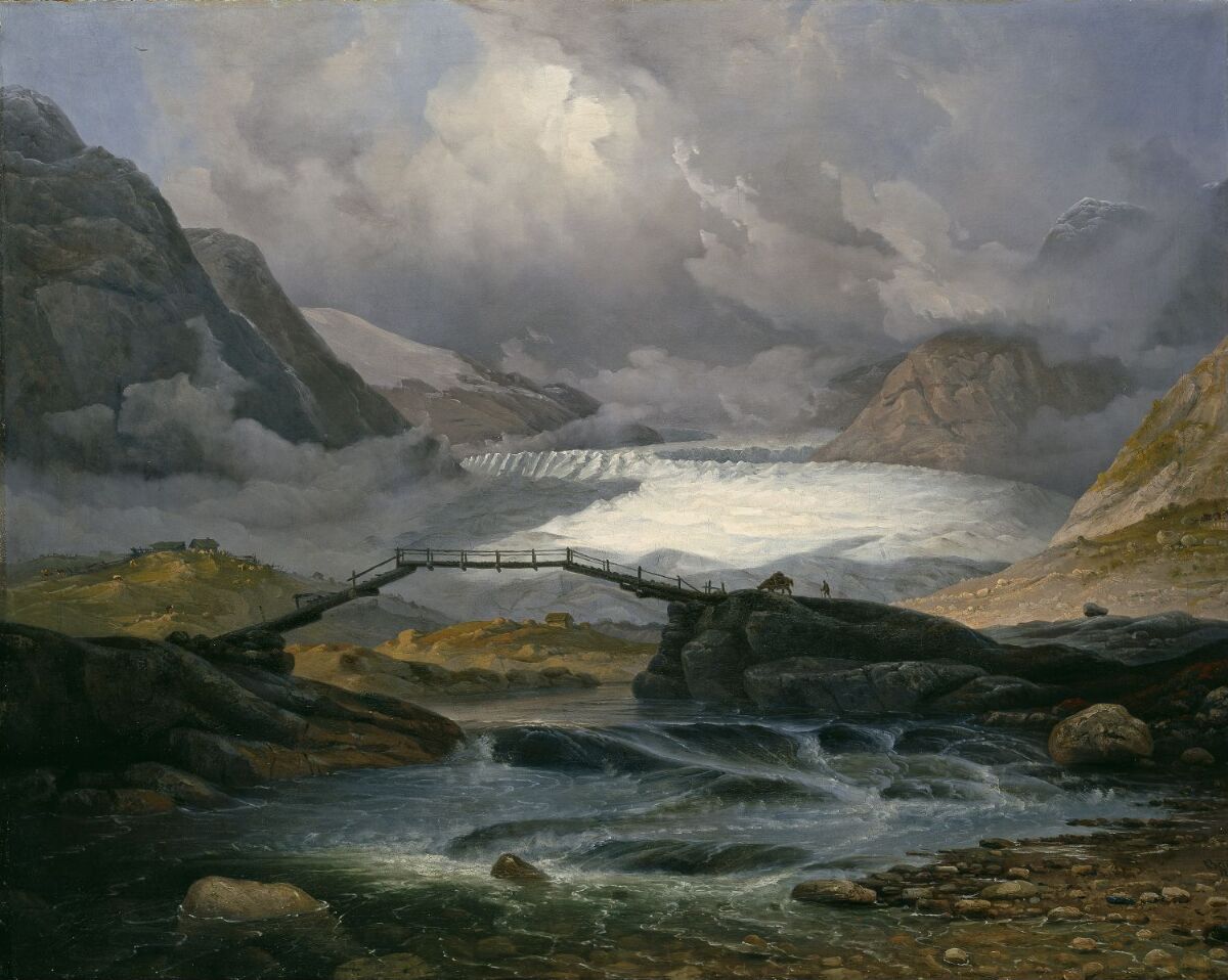 Knud Baade, Nigardsbreen i Justedalen – Nasjonalmuseet – Samlingen