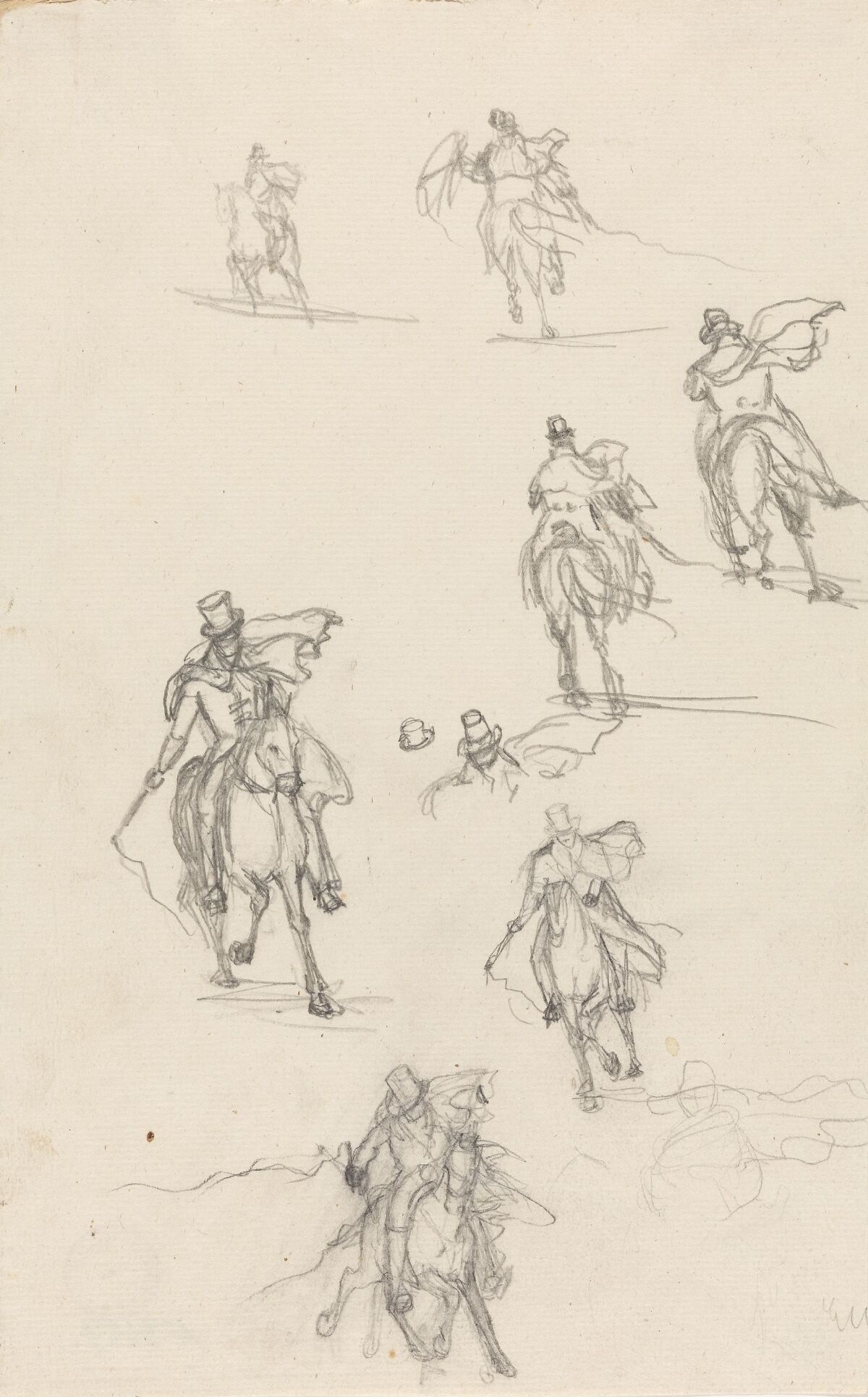 Thomas Fearnley, Rytter i storm – Nasjonalmuseet – Collection