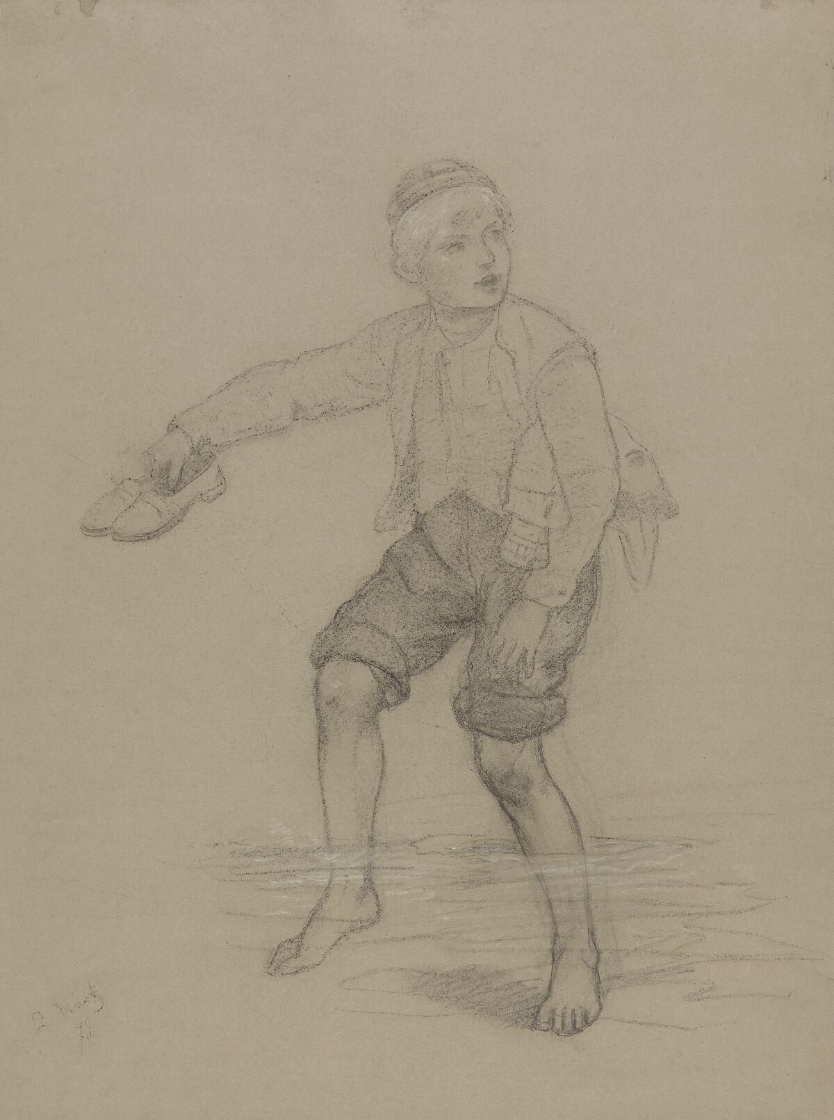Adolph Tidemand, Gutt som vasser – Nasjonalmuseet – Samlingen