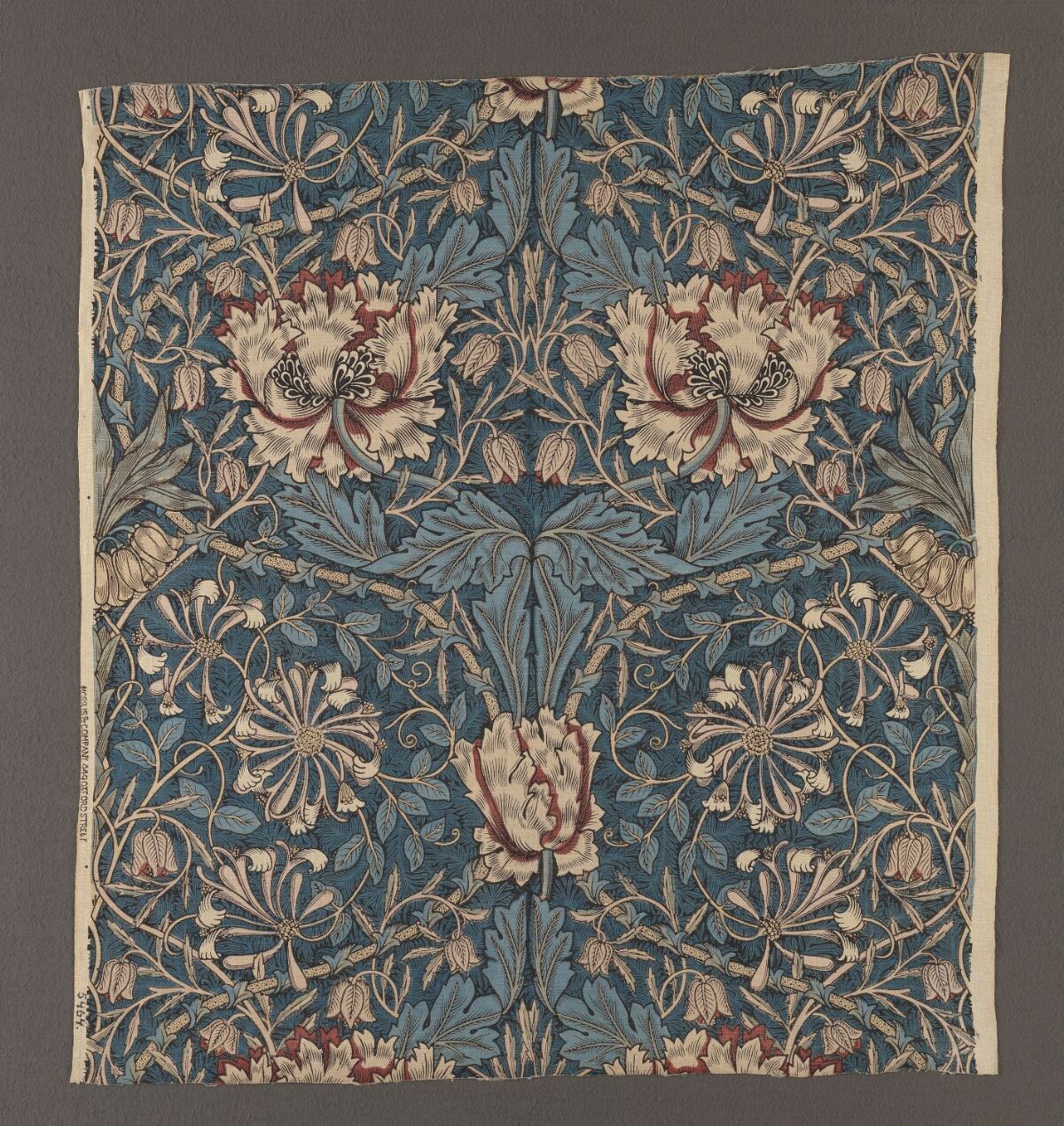 William Morris, Morris & Co., Thomas Wardle, Honeysuckle ...