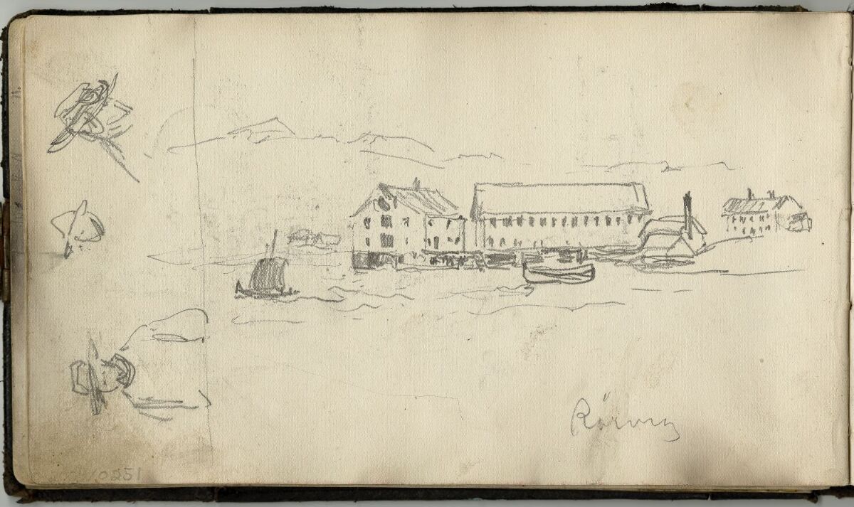 Gunnar Berg, Figurstudier; fra Rørvika – Nasjonalmuseet – Samlingen