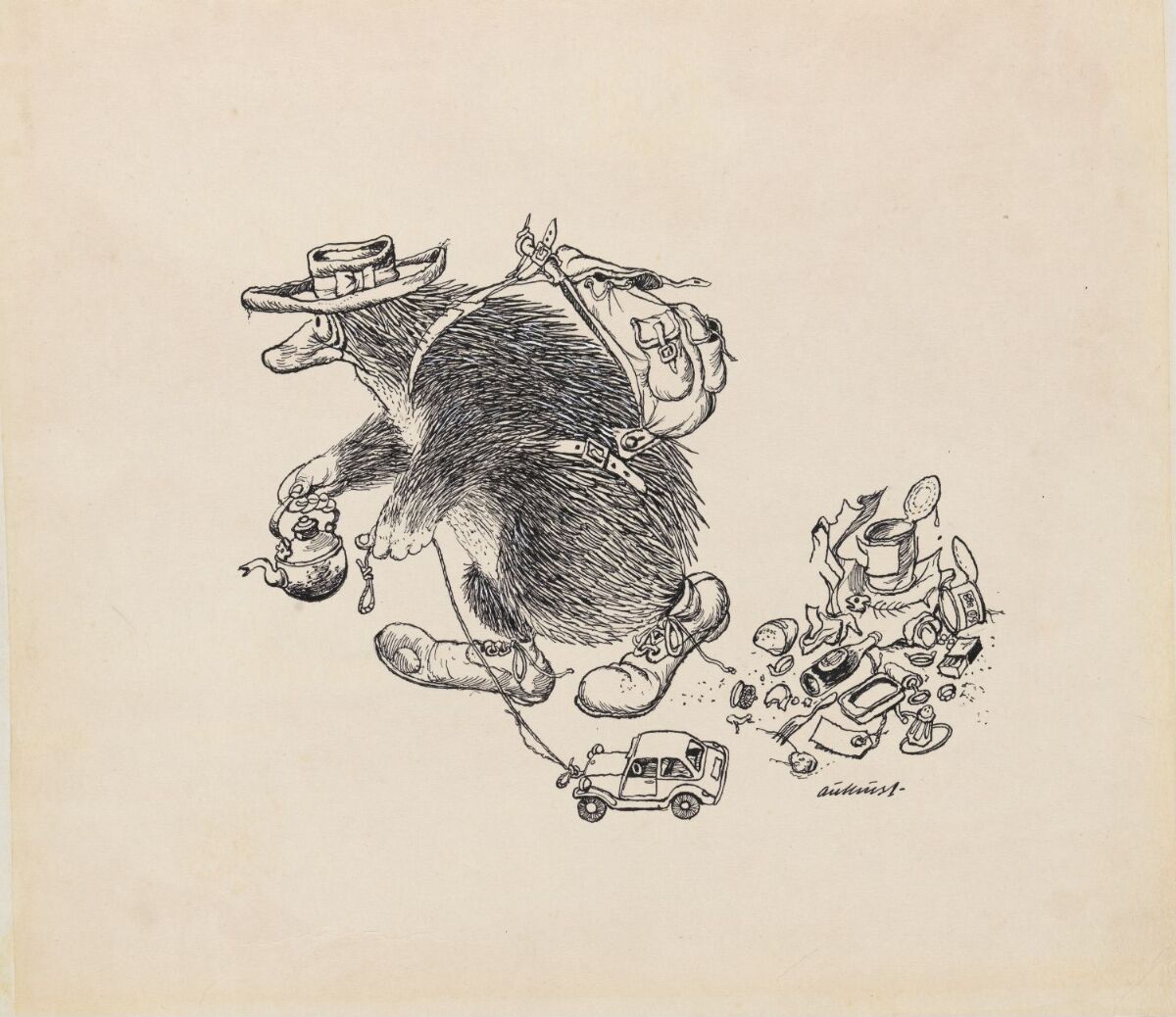Kjell Aukrust, Hold Norge rent – Nasjonalmuseet – Samlingen