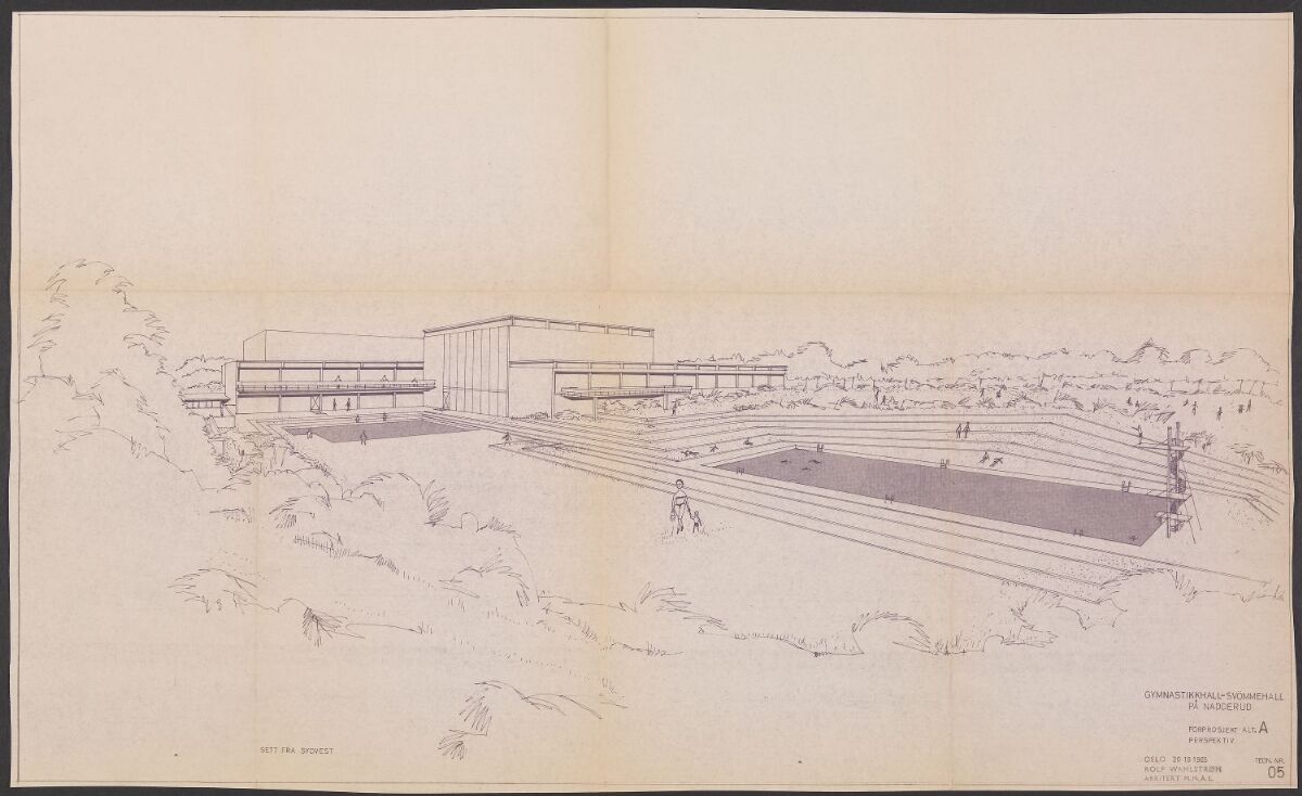 Bærum kommune, Rolf Wahlstrøm, Nadderudhallen – Nasjonalmuseet – Collection