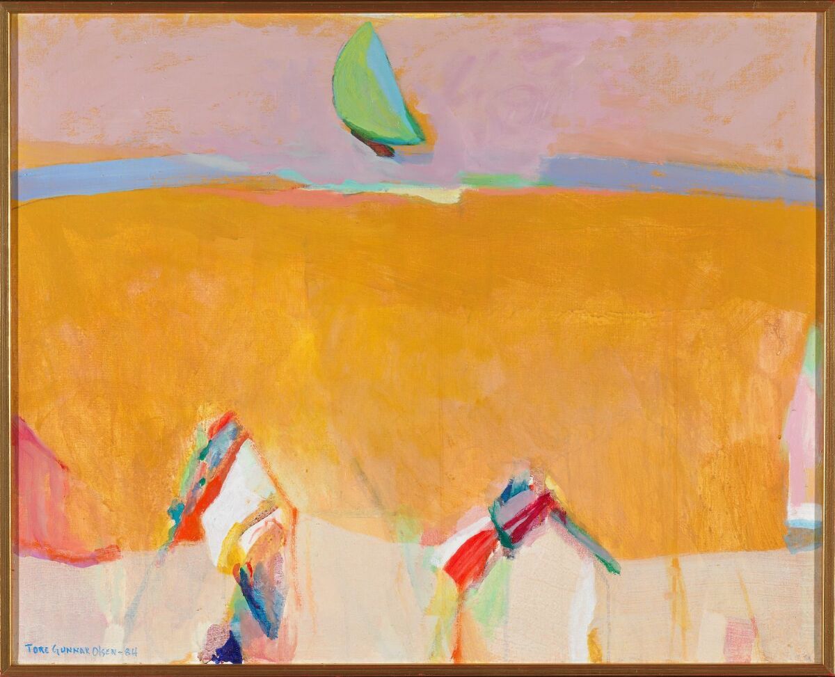 Tore Gunnar Olsen, Dikterens gule landskap – Nasjonalmuseet – Samlingen