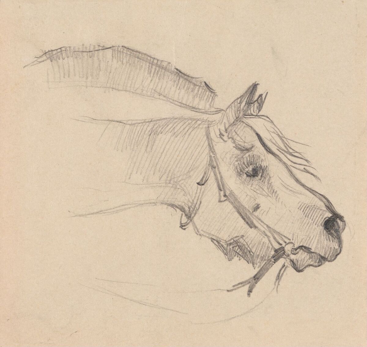 Halfdan Egedius, Hestehode – Nasjonalmuseet – Samlingen