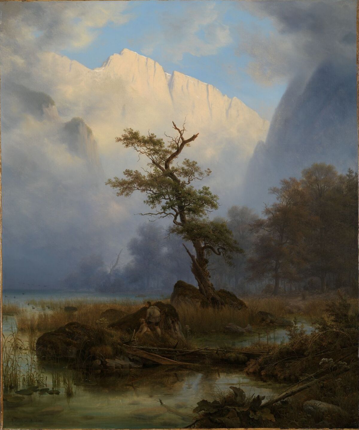 Thomas Fearnley, Høstmorgen ved Königssee – Nasjonalmuseet – Samlingen