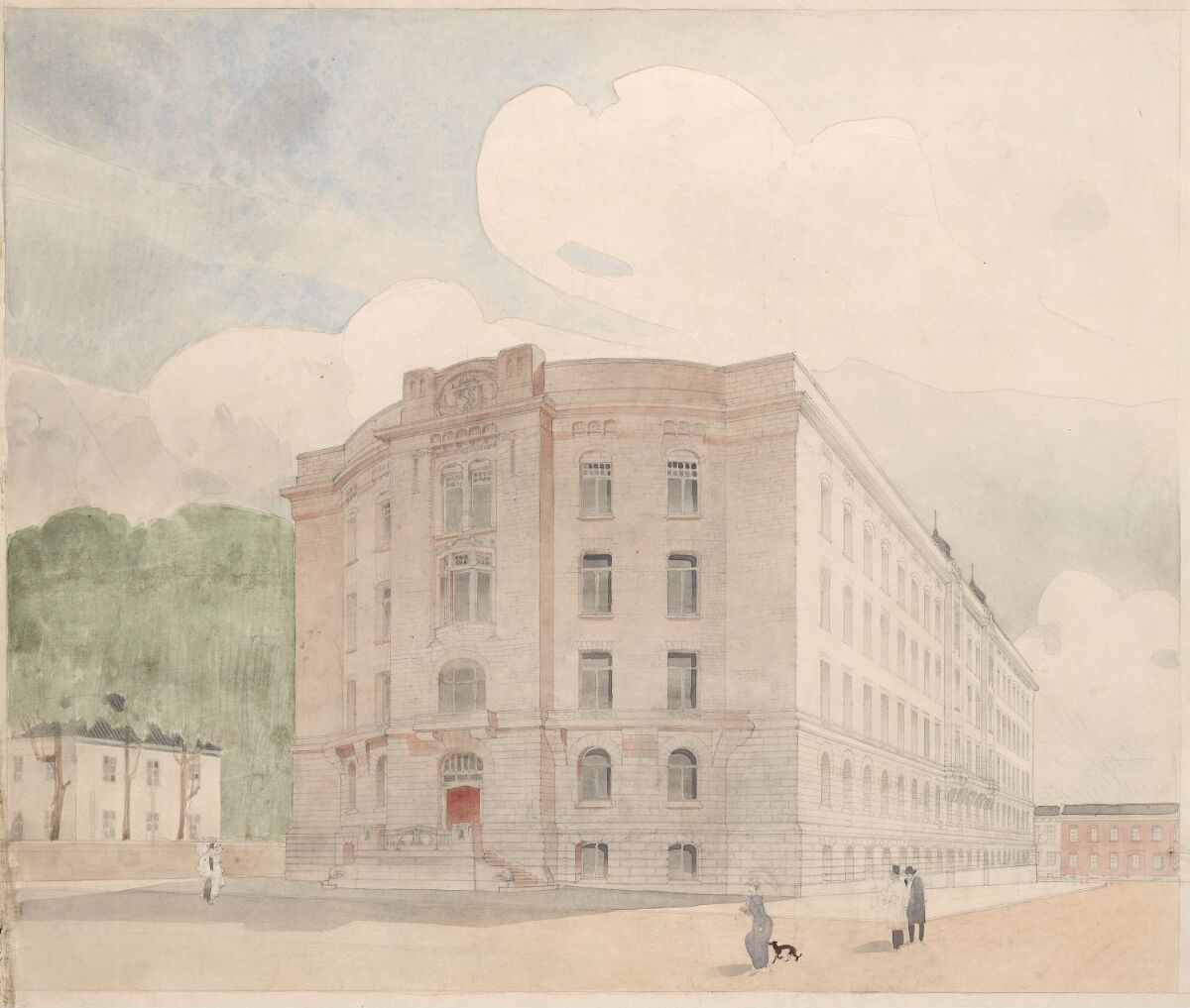 Henrik Bull, Design for a Government Building – Nasjonalmuseet – Collection