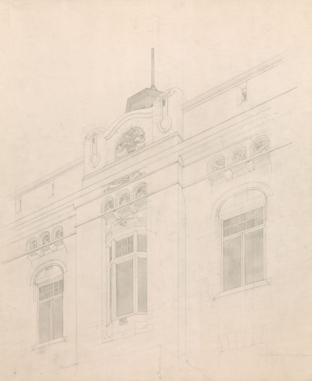 Henrik Bull, Fra Finansdepartementets fasade – Nasjonalmuseet – Samlingen