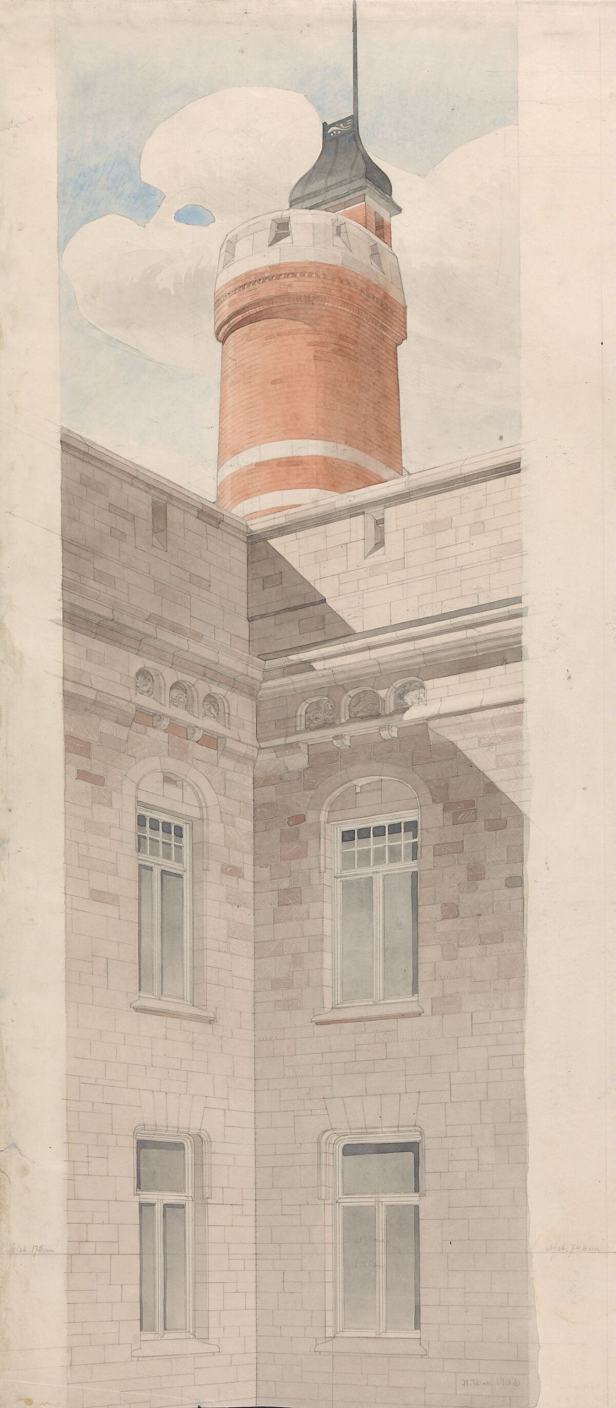 Henrik Bull, Detalj fra Finansdepartementet – Nasjonalmuseet – Samlingen