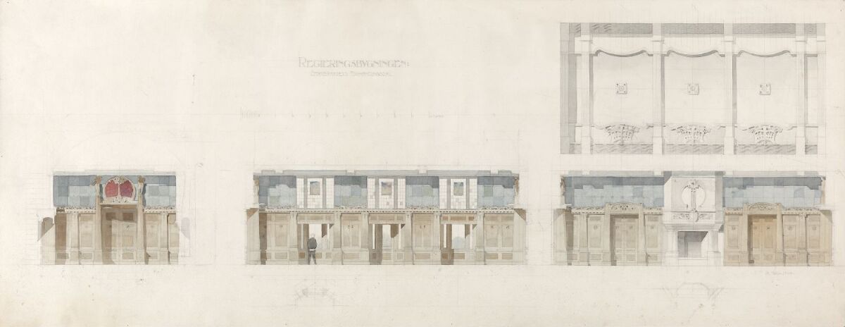 Henrik Bull, Statsrådssal i Regjeringsbygningen – Nasjonalmuseet ...