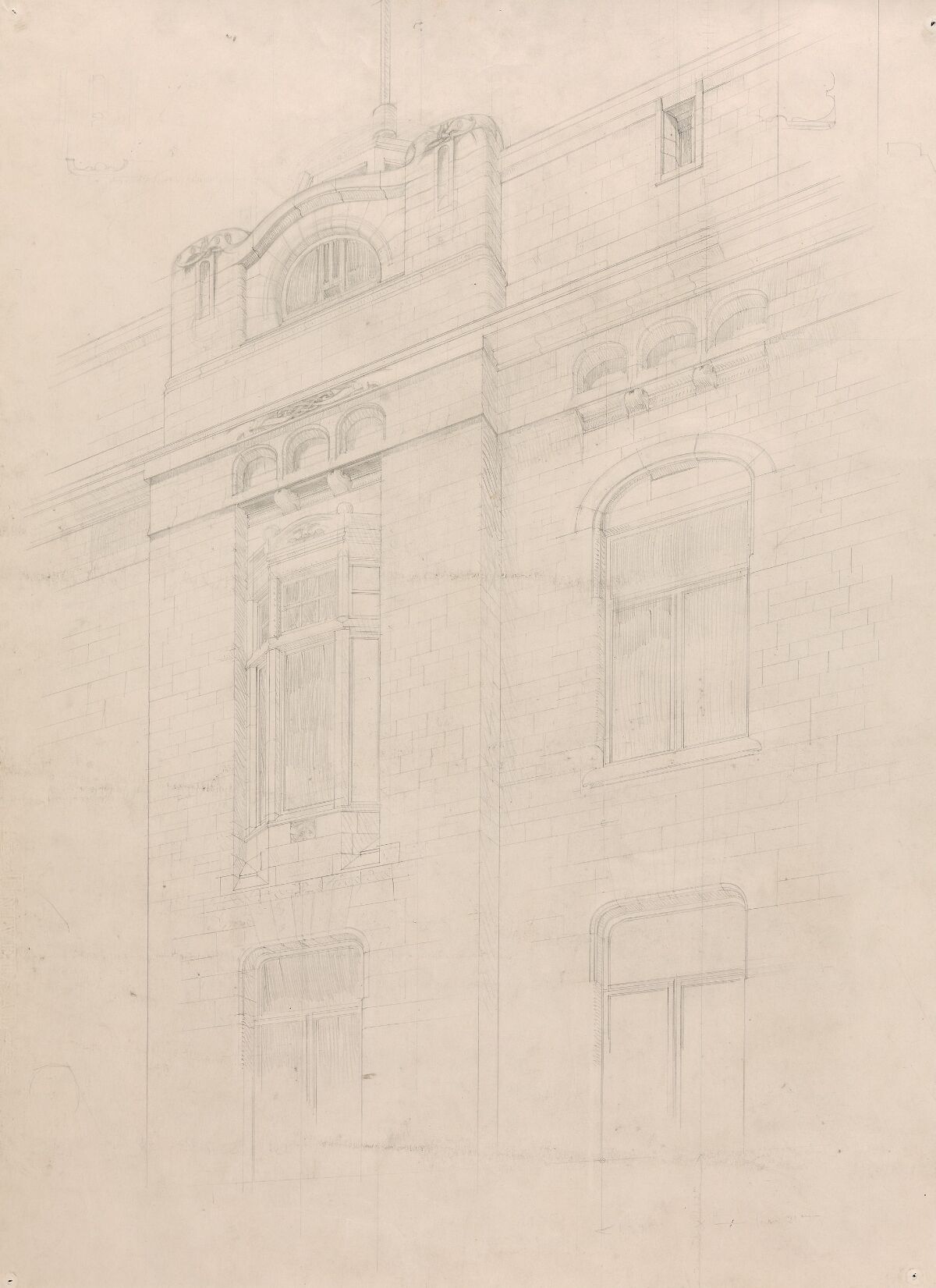 Henrik Bull, Fra Finansdepartementets fasade – Nasjonalmuseet – Samlingen