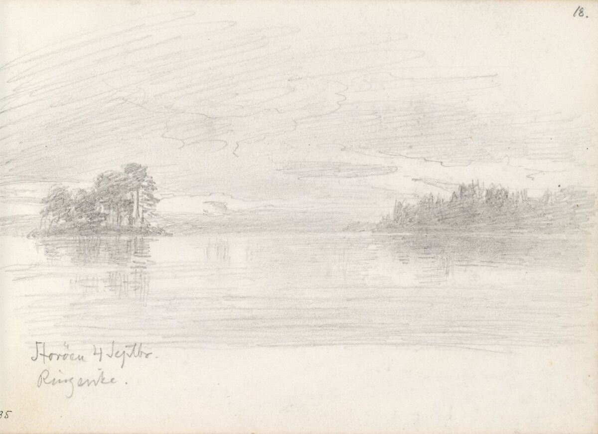 Hans Gude, Storøya, Ringerike – Nasjonalmuseet – Collection