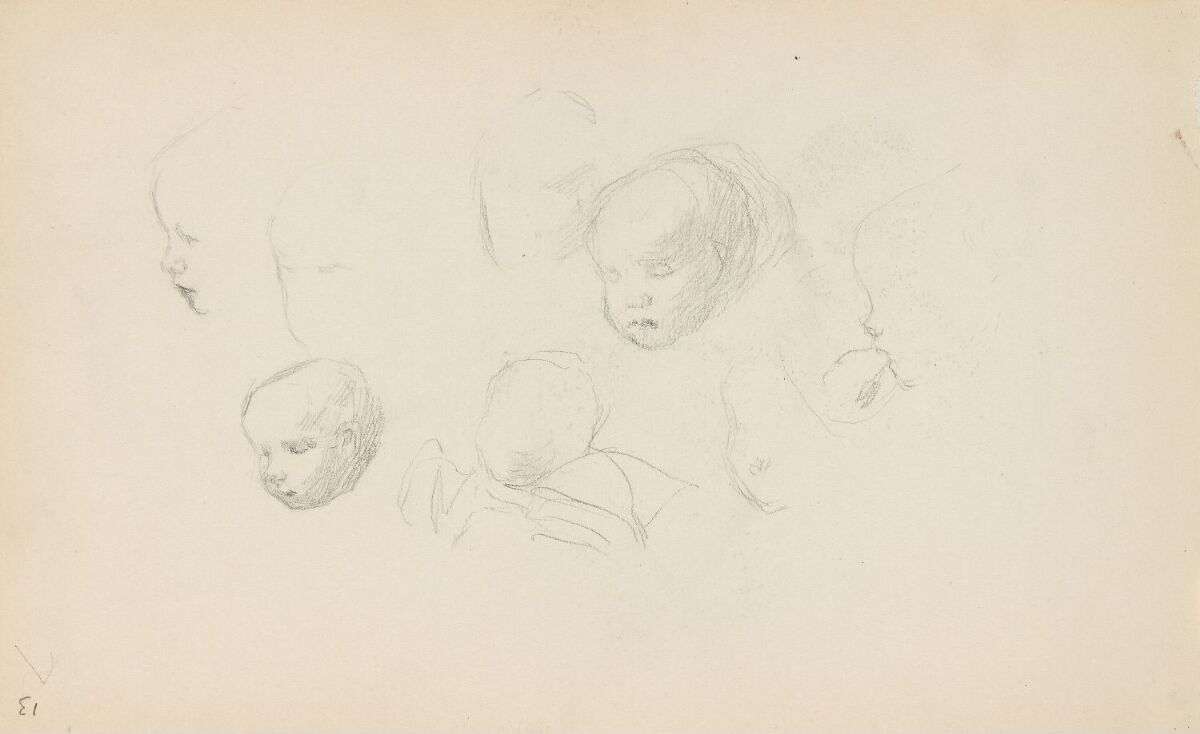 Signe Scheel, Studie av barnehode – Nasjonalmuseet – Samlingen