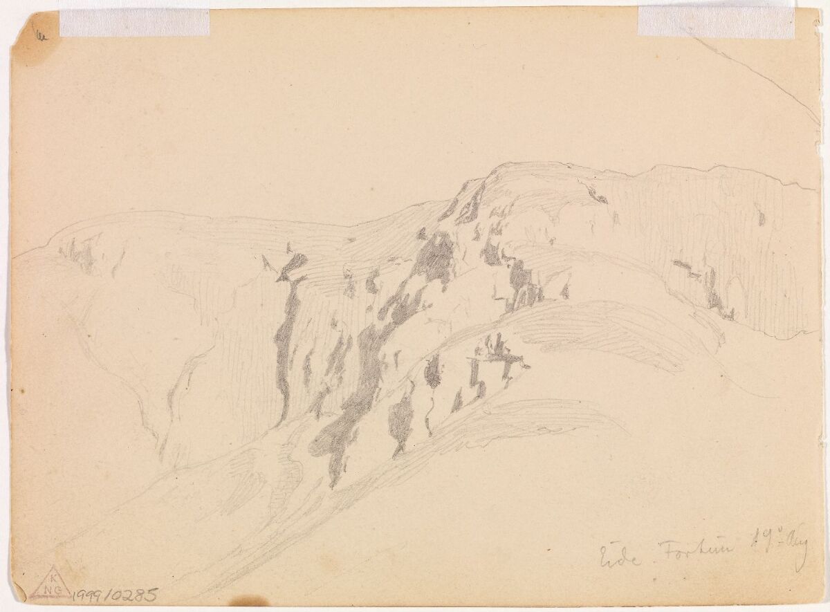 Hans Gude, Fjellparti, Eide i Fortundalen – Nasjonalmuseet – Samlingen