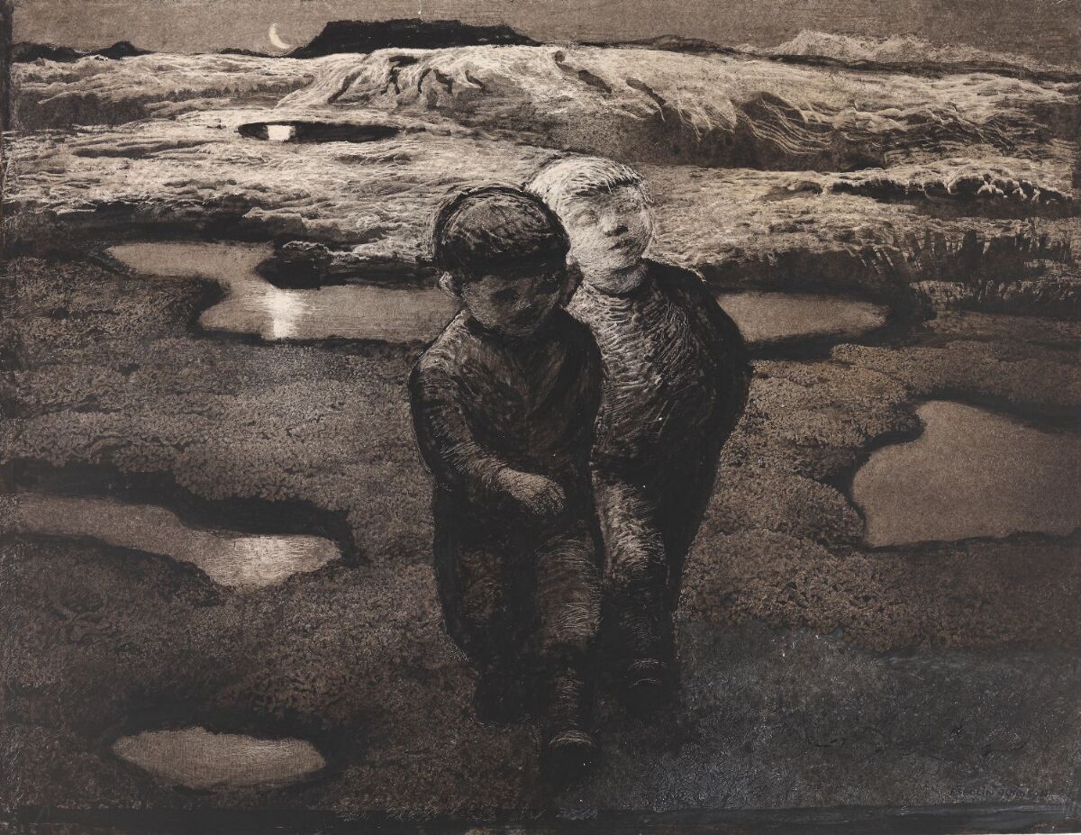 Kaare Espolin Johnson, Guttene over fjellet – Nasjonalmuseet – Samlingen