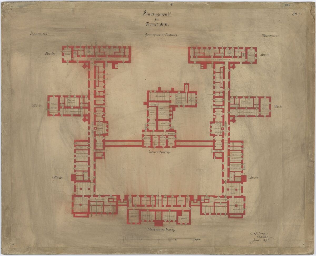 Lars Solberg, Asyl for Tromsø Stift, kjellerplan – Nasjonalmuseet ...