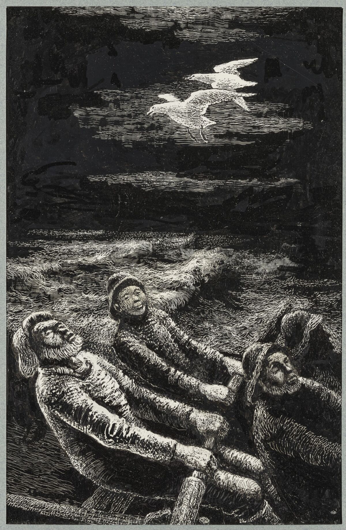 Kaare Espolin Johnson, In The Rowing Boat – Nasjonalmuseet – Collection