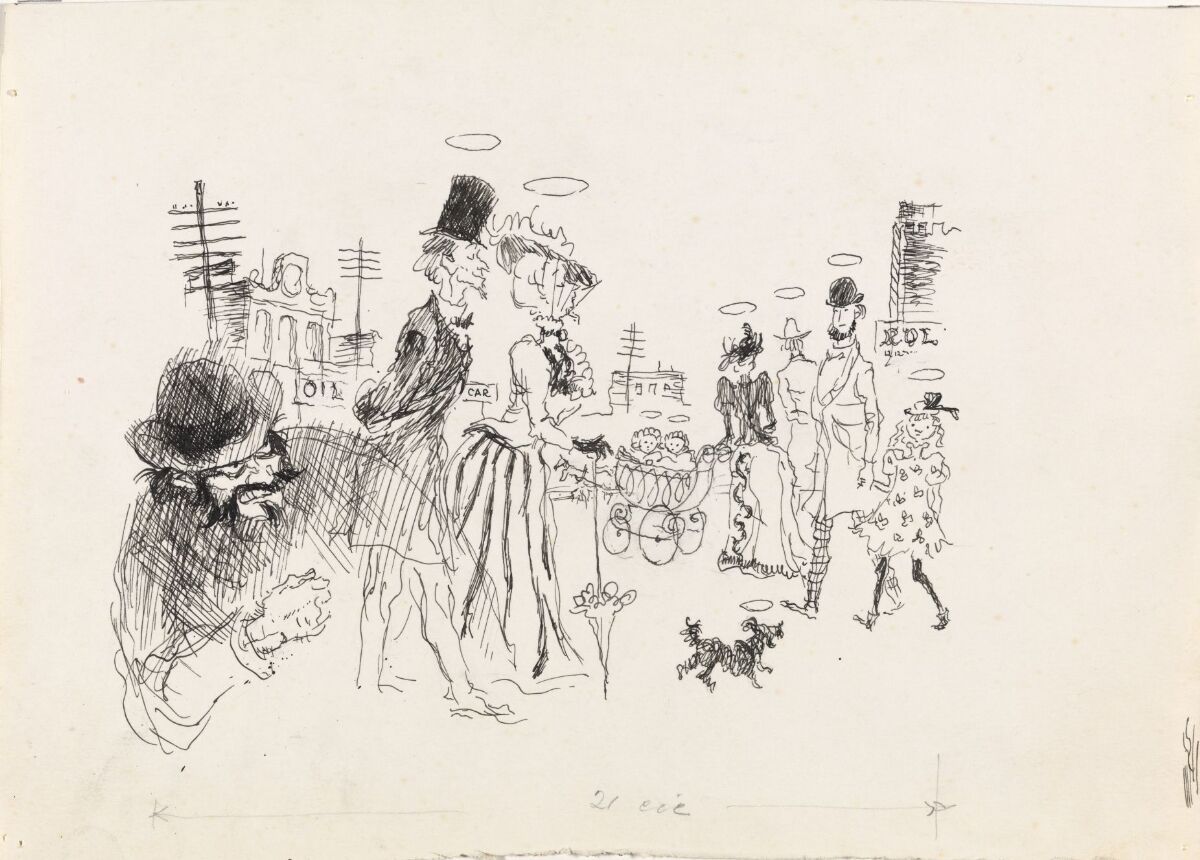 Chrix Dahl, Illustrasjon til Mark Twain, "Skandalen i Hadleyburg og ...