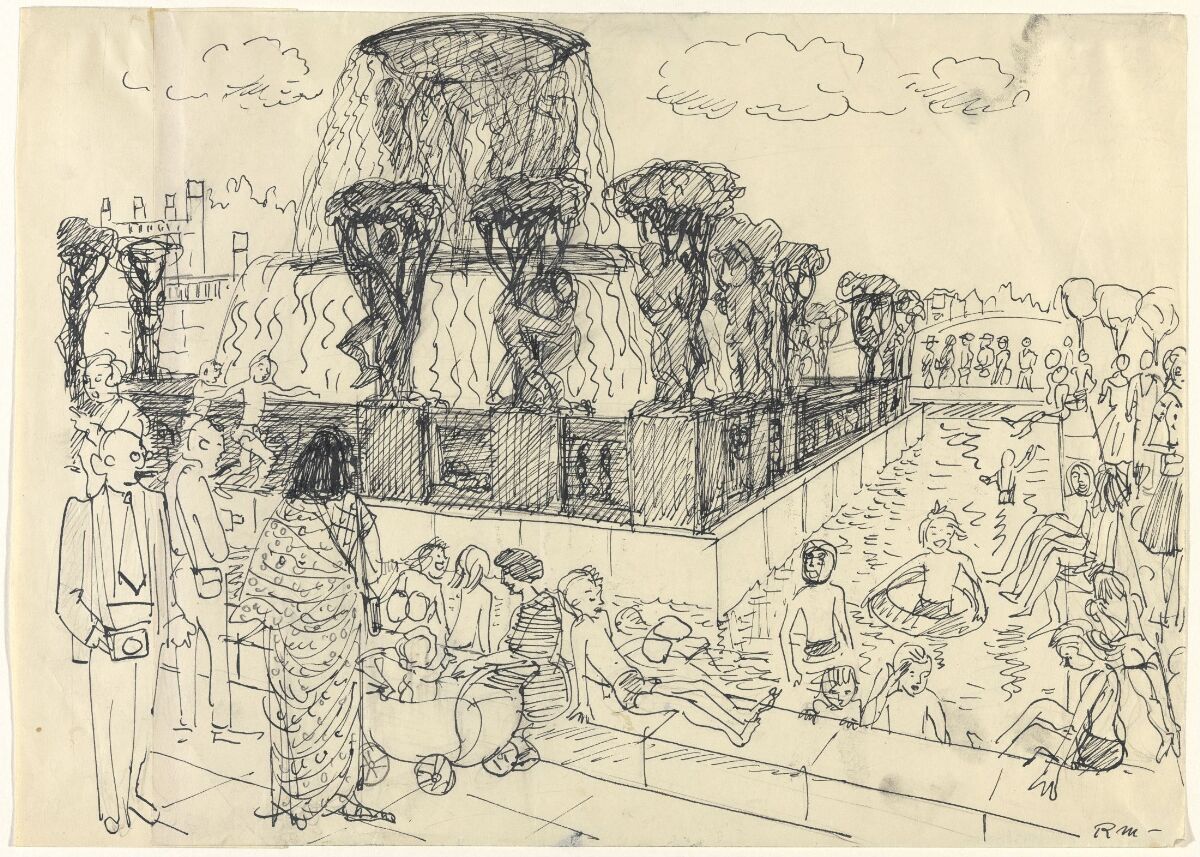 Randi Monsen, From Vigeland Park – Nasjonalmuseet – Collection