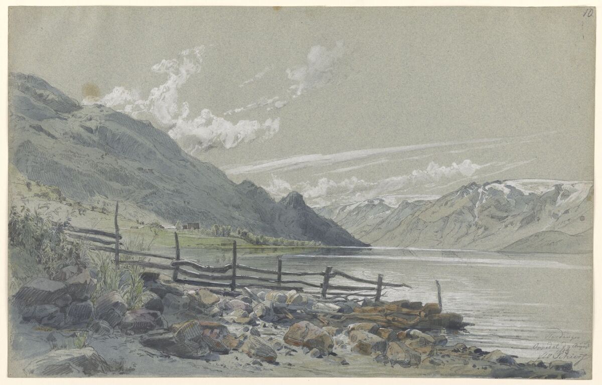 Franz Wilhelm Schiertz, Fra Oppedal i Hardanger – Nasjonalmuseet ...