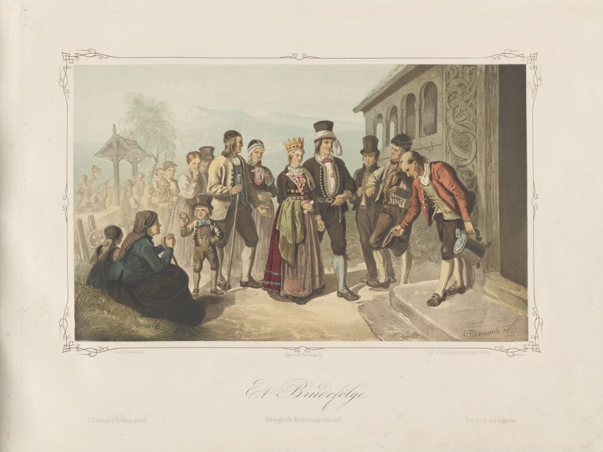 Nils Christian Tønsberg, Winkelmann & Söhne, Et brudefølge ...