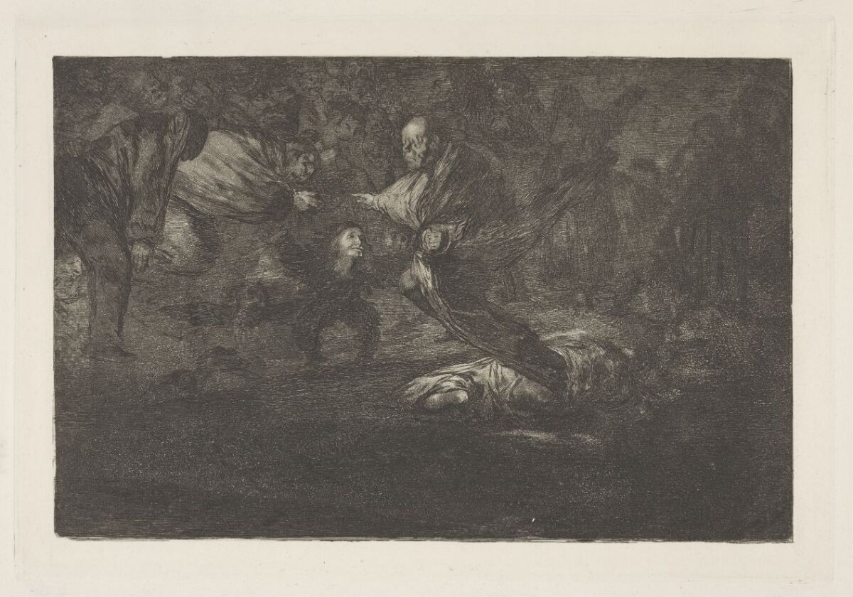 Francisco de Goya, San Fernando-akademiet, Laurenciano Potenciano, Funereal Folly ...