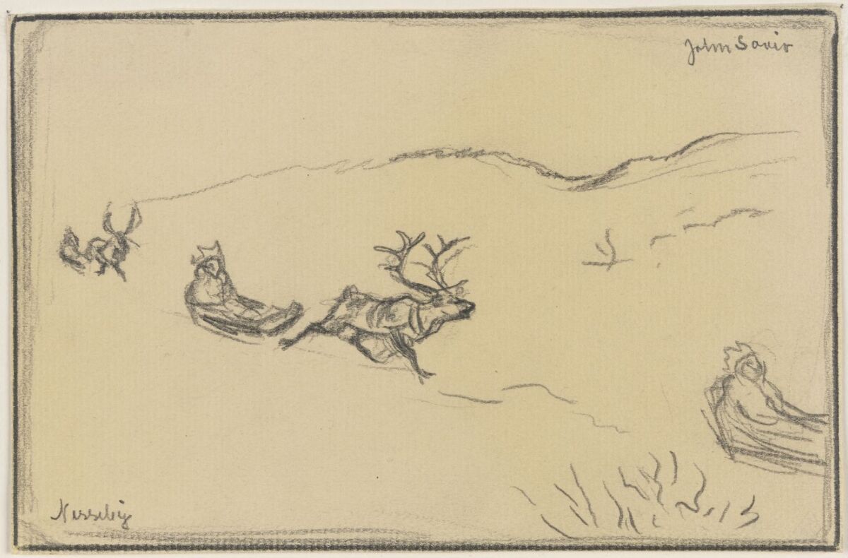 John Savio, Pulkkjøring – Nasjonalmuseet – Samlingen